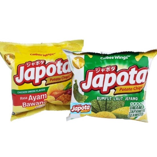 Jual JAPOTA POTATO CHIPS SNACK 14 GRAM HAPPY HONEY BUTTER JAPANESE ...