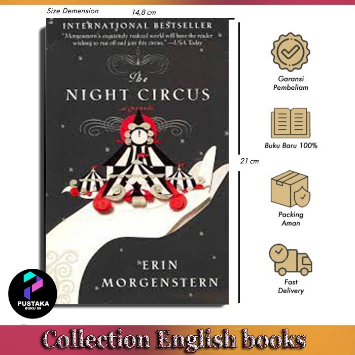 Jual The Night Circus by Erin Morgenstern (English) | Shopee Indonesia