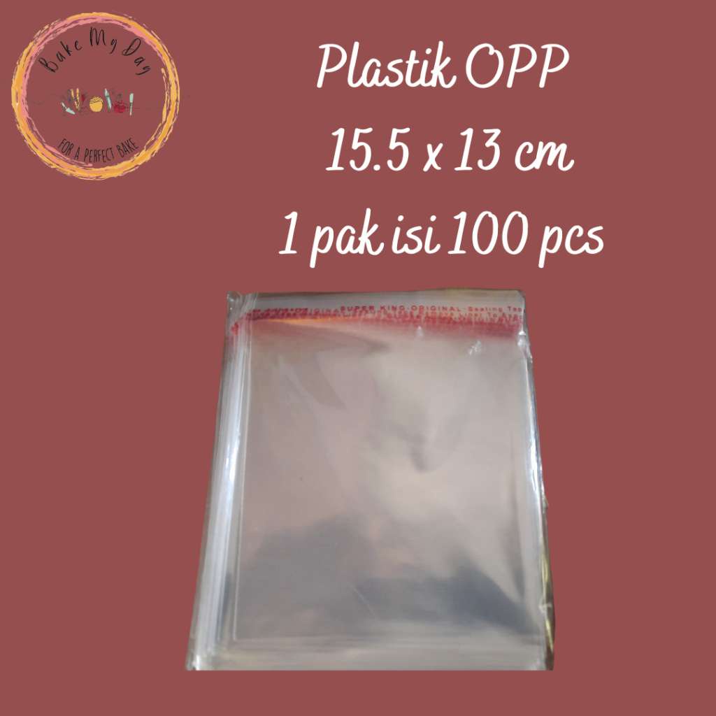 Jual Plastik OPP 15,5 x 13 cm isi 100 lembar | Shopee Indonesia