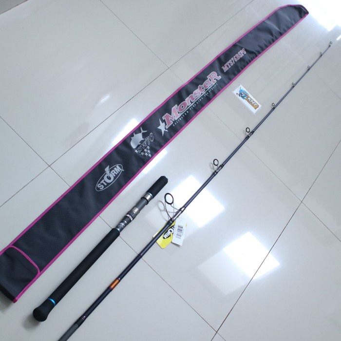 Jual ROD Joran Storm Gomoku MONSTAR Spin PE 2-4 versi 2020 The LEGEND ...