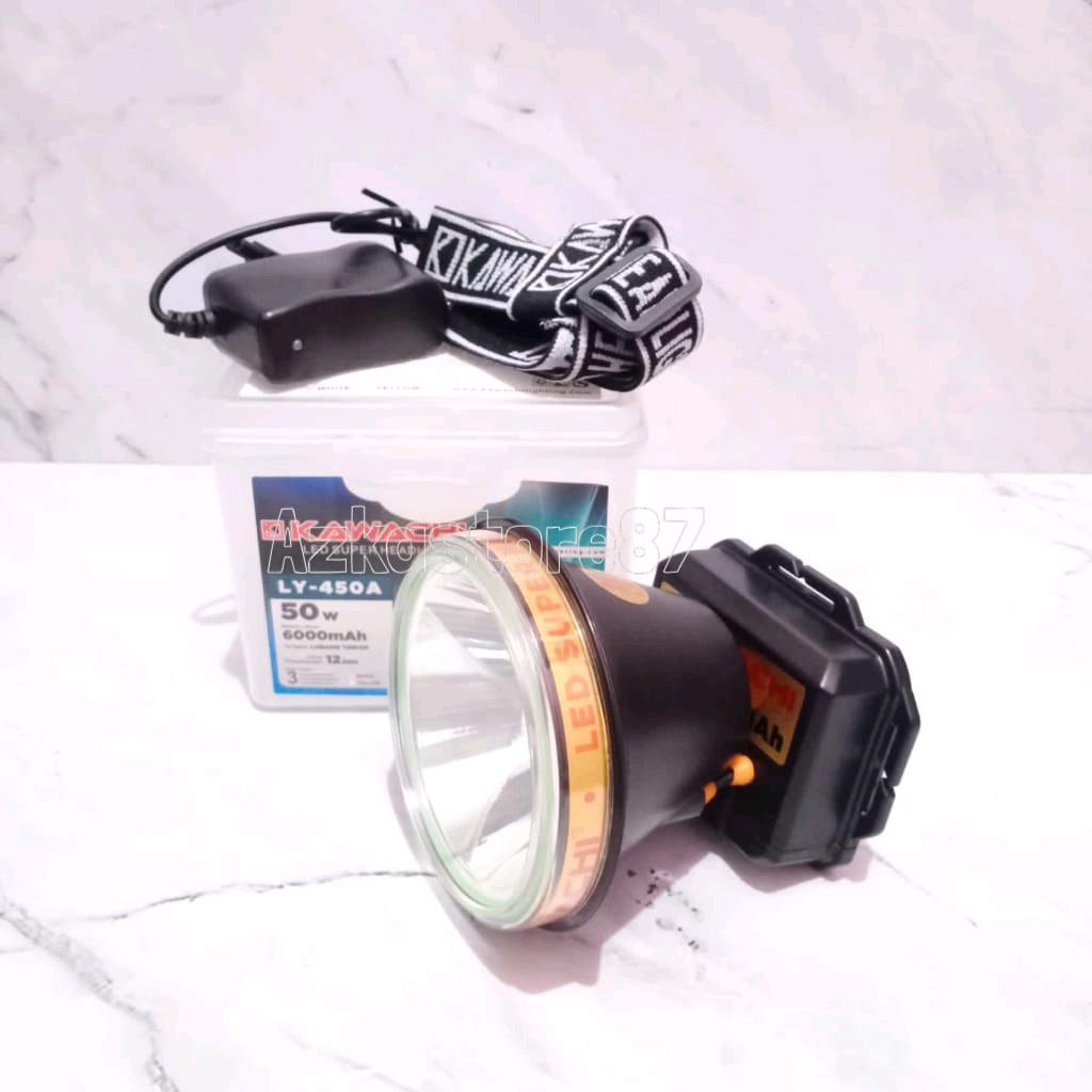 Jual Senter kepala kawachi LY-450A 50watt senter LED cahaya super ...