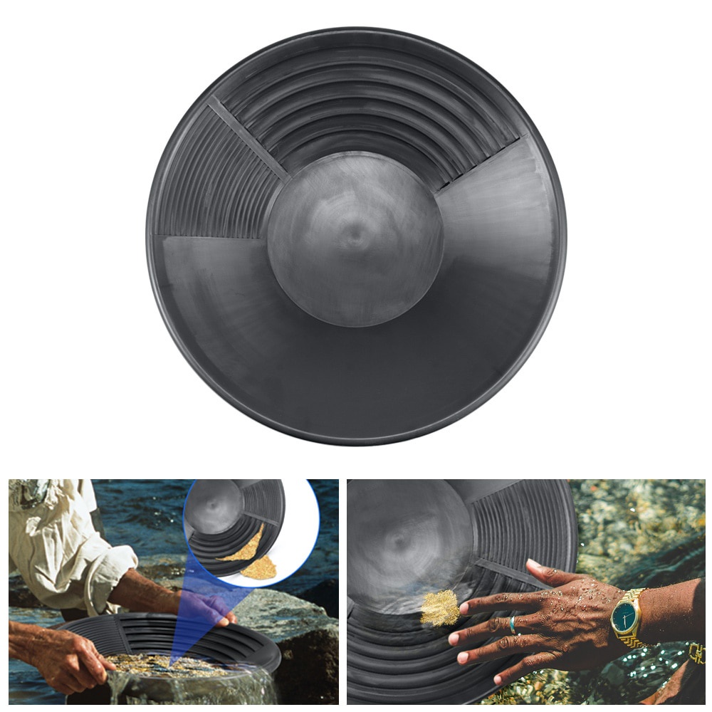 Jual 38cm Alat Gold Mining Gold Panning Pan Alat Dulang Saringan Emas ...