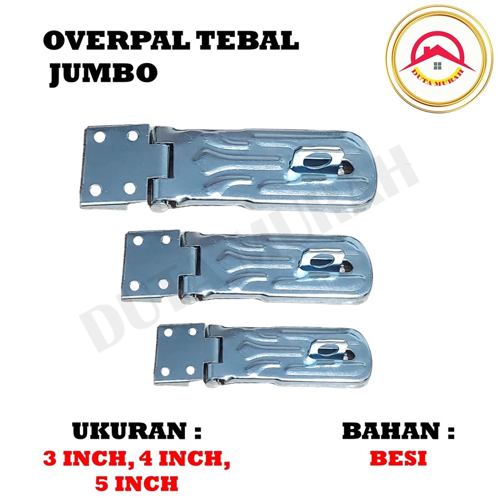 Jual Overpal Overpal Grendel Kaitan Kunci Pintu Gembok Engsel 3'' 4'' 5 ...