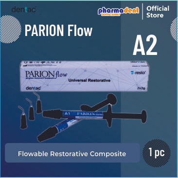 Jual PARION FLOW Composit Flowable Nano Hybride Light Cure Dentac | Shopee Indonesia