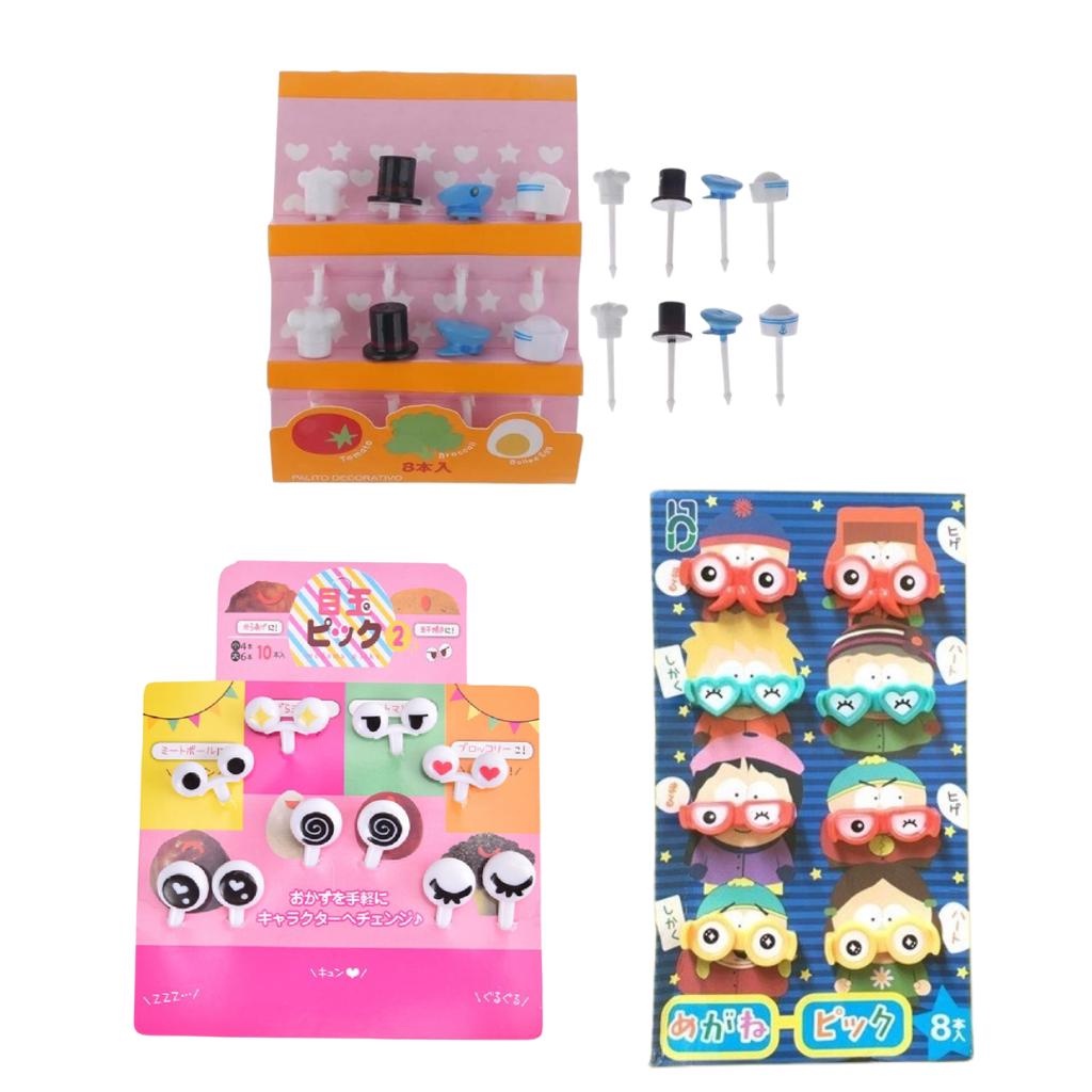 Jual Tusukan Bento mata Sailor Hat Kacamata Topi Barat Hiasan Bekal ...
