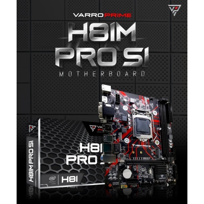 Jual MOBO / MOTHERBOARD GAMING H81M PRO S1 VARRO SUPPORT NVME | Shopee ...