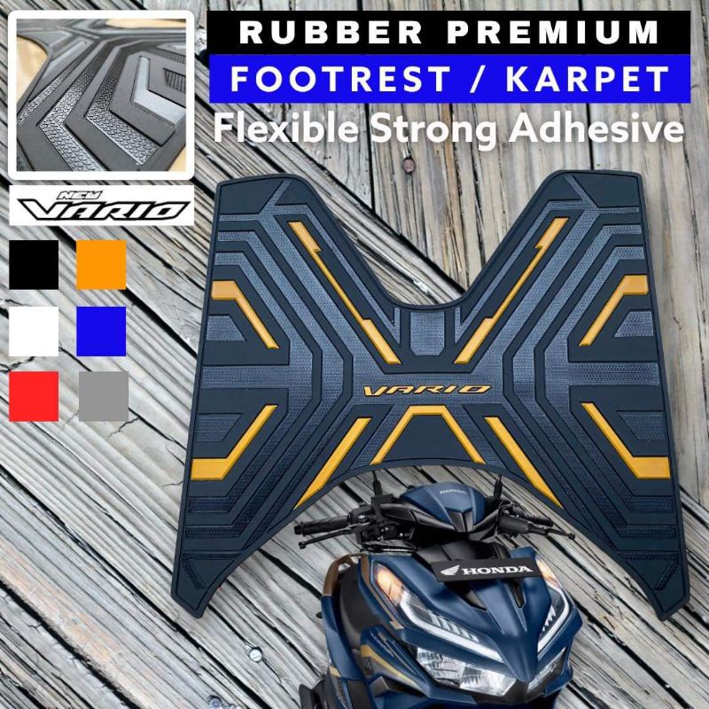 Jual Karpet Vario 125 New Karpet alas pijakan kaki Vario 125 Bordes New Vario 125 Step Floor ...