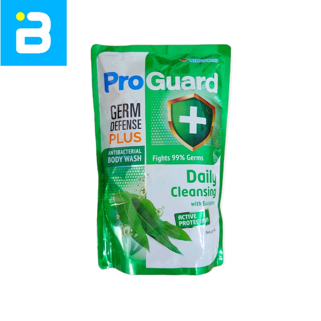Jual Pro Guard Antibacterial Bodywash Daily Cleansing 450 ML | Shopee ...