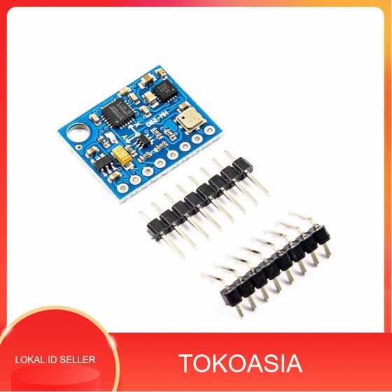 Jual GY-87 10DOF IMU MPU6050 HMC5883L BMP180 Sensor Module | Shopee ...