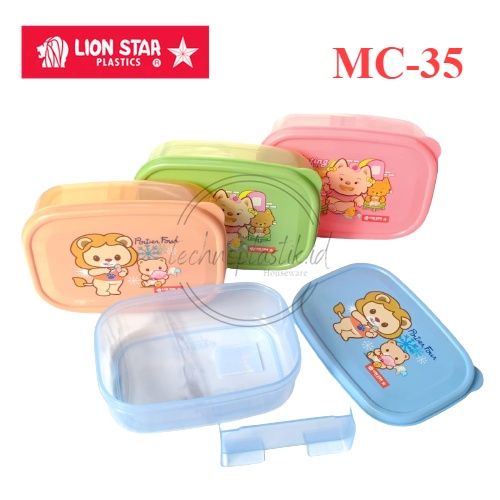 Jual LION STAR Bella Lunch Box Kotak Bekal Makan Sekat Anak 370 Ml ...