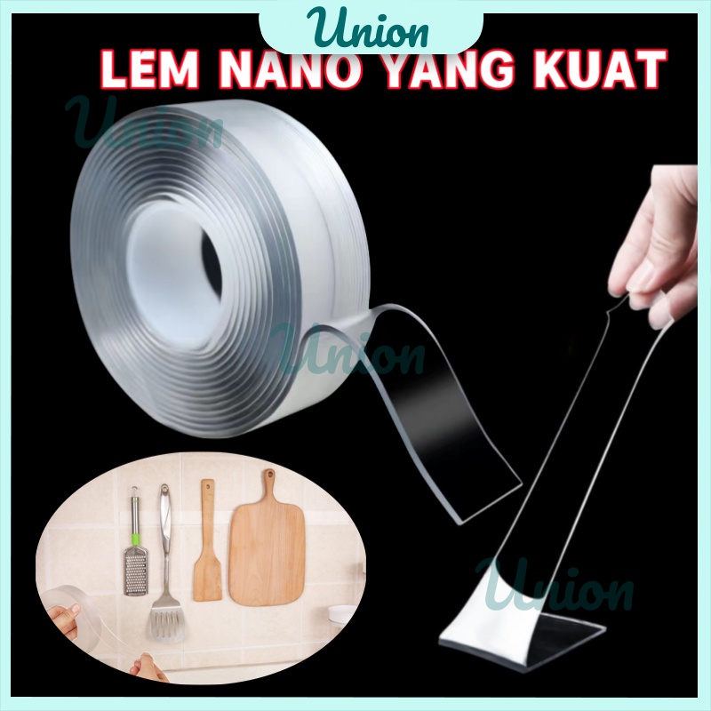 Jual Union-Selotip Dua Sisi/Selotip Nano/Daya Rekat Sangat Kuat/Selotip ...