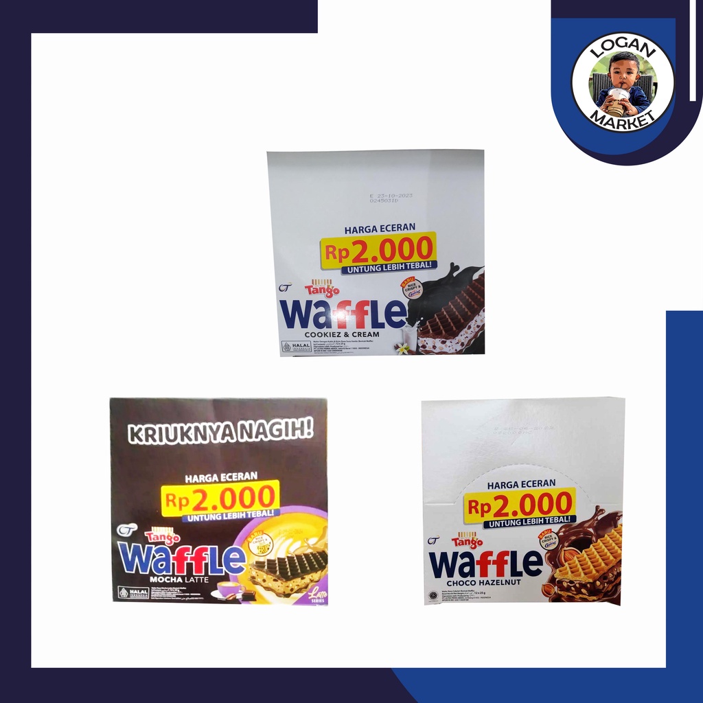 Jual Tango Waffle 1 Box Isi 12Pcs 12 Pcs Sachet Hazelnut Cookies Cream ...