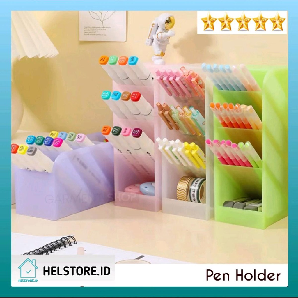 Jual RAK MINI 4 SEKAT TEMPAT PENSIL BOLPOIN ESTETIK / Tempat ...