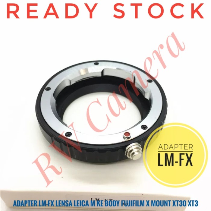 Jual Adapter Lensa LM-FX Leica M To Body Fujifilm X-Mount Voigtlander ...