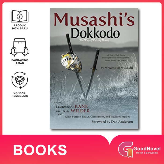 Jual Musashi's Dokkodo (The Way of Walking Alone) by Miyamoto Musashi ...