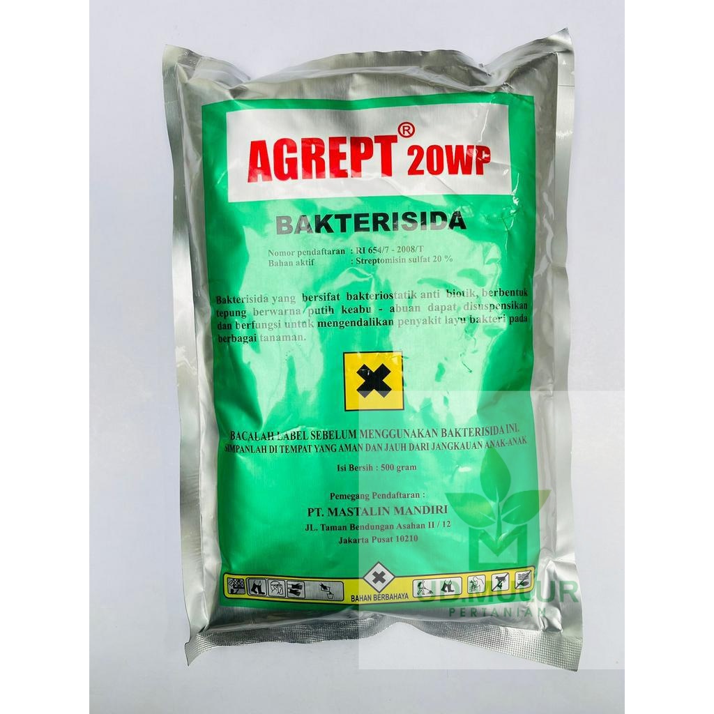 Jual Bakterisida Akarisida AGREPT 20WP isi kemasan 500gr dari Mastalin ...