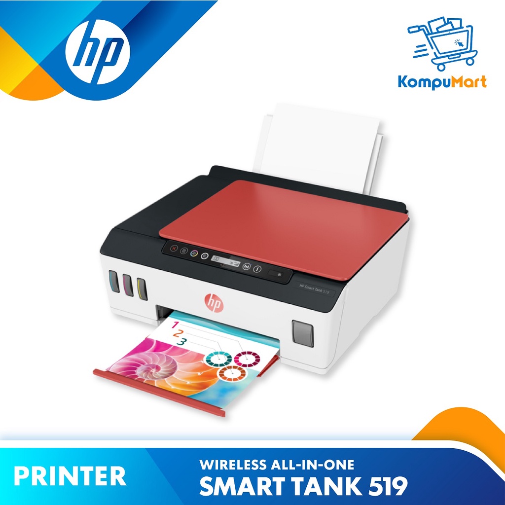 Jual Smart Tank 519 Printer HP Wireless (Print, Scan, Copy) All in | Shopee Indonesia