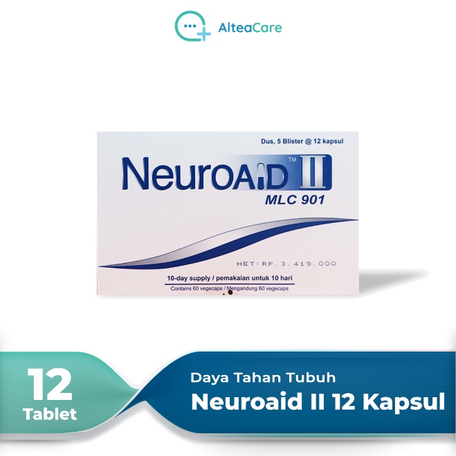 Jual Neuroaid II 12 Kapsul (Suplemen) | Shopee Indonesia