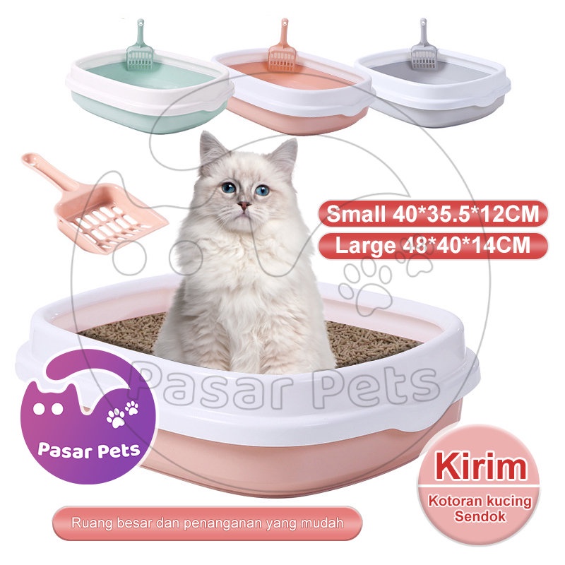 Jual Bak Pasir Kucing Besar Cat Litter Box Jumbo Pup Kucing Pasir ...