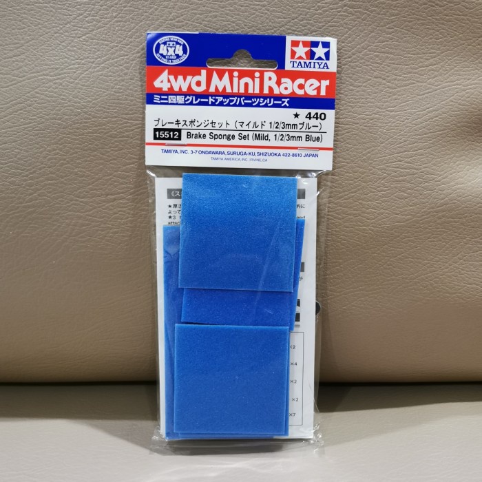 Jual Tamiya 15512 Brake Sponge Set (Mild, 1/2/3mm Blue) | Shopee Indonesia