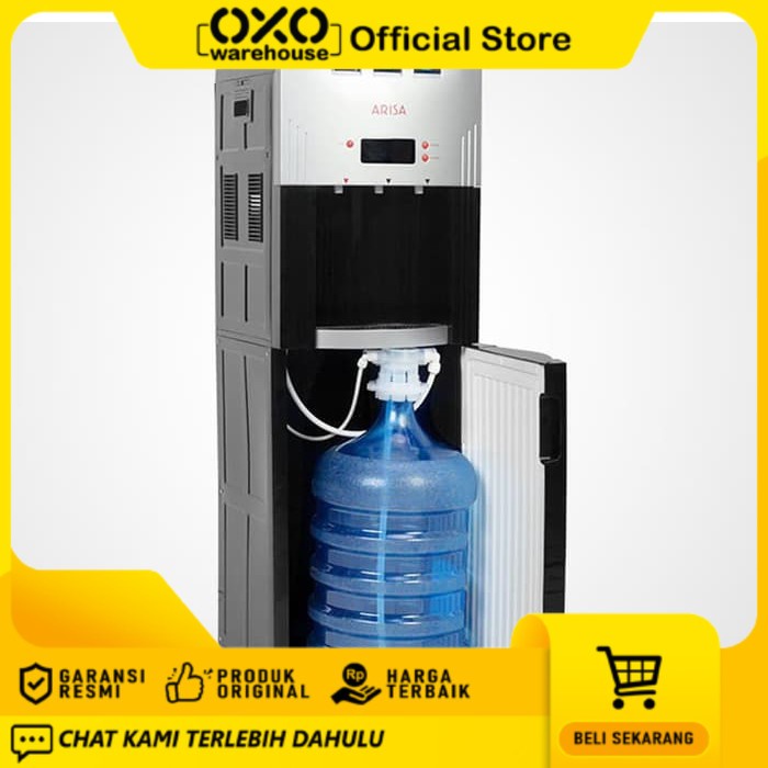 Jual Dispenser Arisa BWD 1XL Galon Bawah 3 Tombol Panas Normal Dingin ...