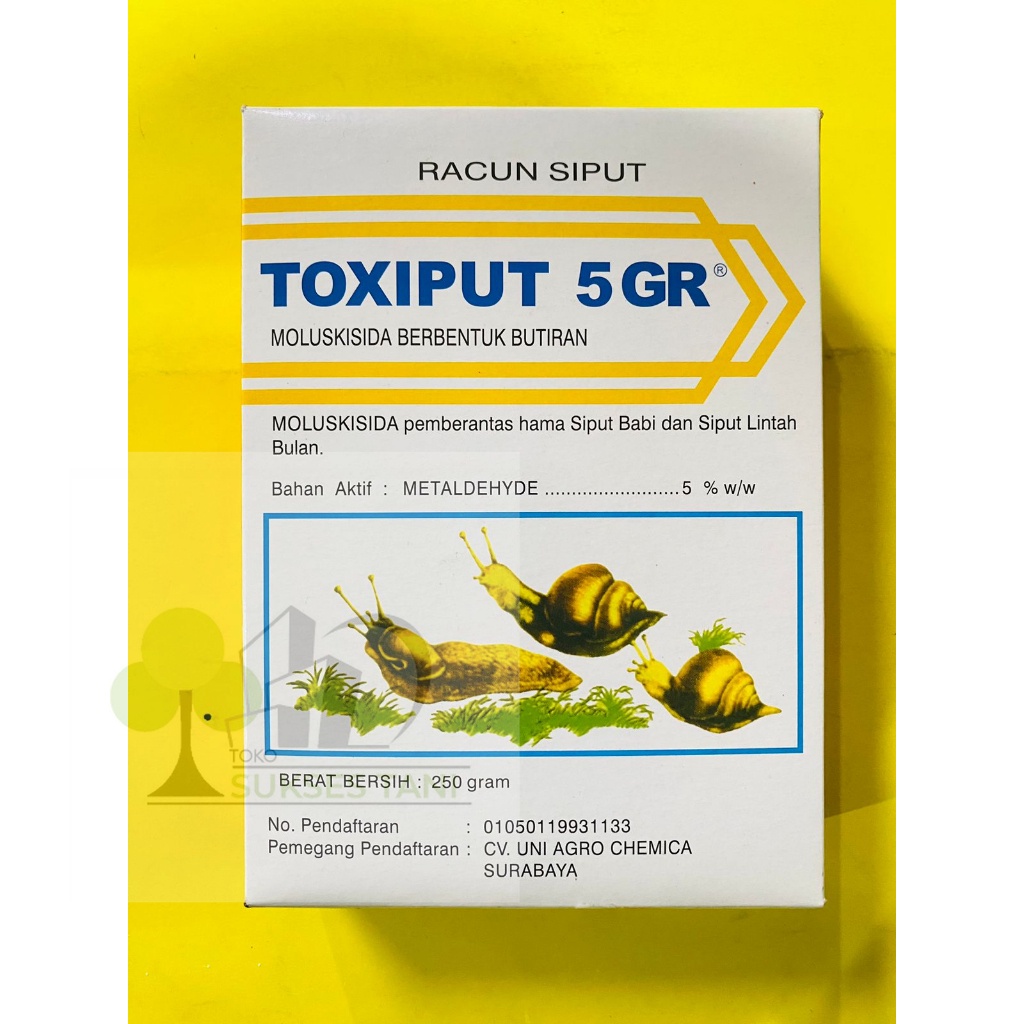 Jual Racun siput TOXIPUT 5 GR isi 250 gram dari ACM | Shopee Indonesia