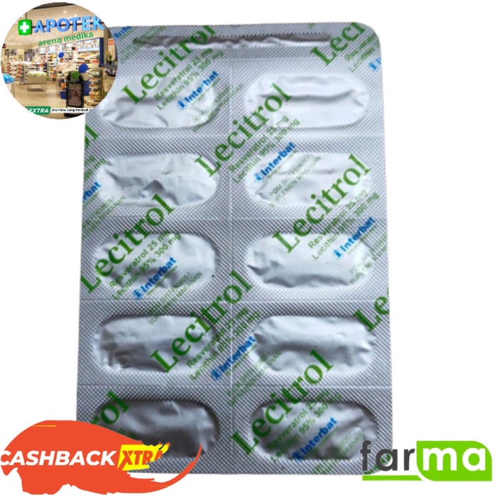Jual ready Lecitrol per strip | Shopee Indonesia
