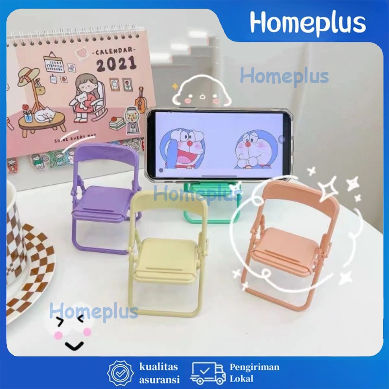 Jual HomePlus Stand Kursi Macaron Holder Universal Dudukan Penyangga ...