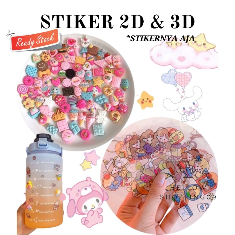 Jual ADK -Stiker 2D 3D Stiker Timbul Botol Motivasi/Stiker Lucu ...