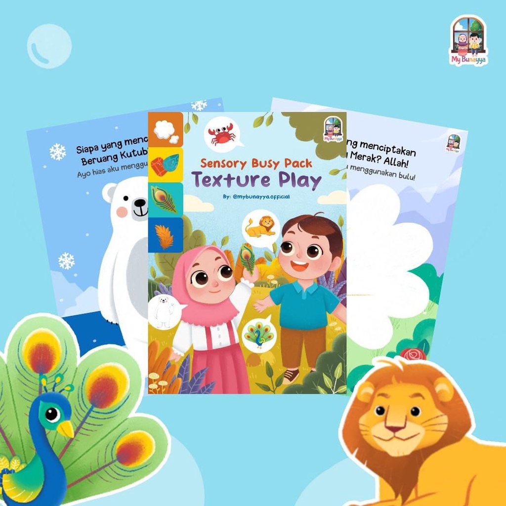 Jual Sensory Busy Book - Texture Play | Shopee Indonesia