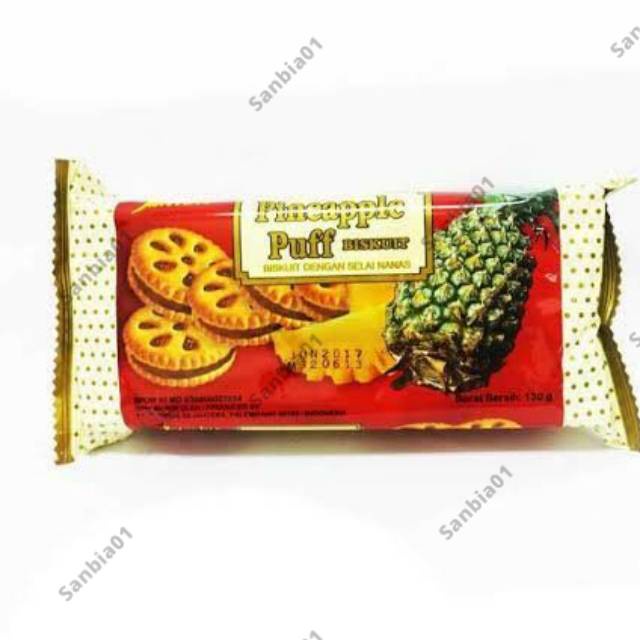 Jual Interbis Peanut Biskuit Pineapple Biskuit Kacang Nanas 130 Gram ...