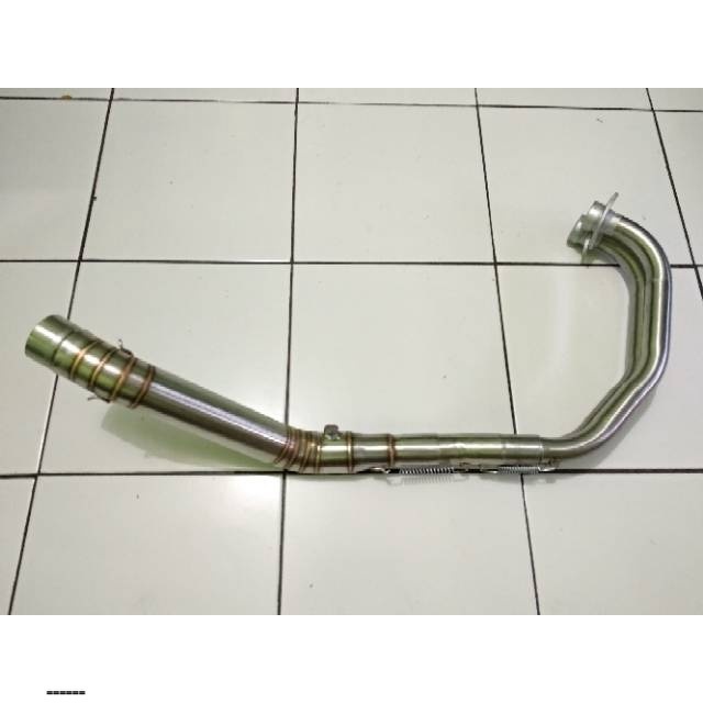 Jual HEADER / LEHERAN INLET 50/51MM KNALPOT 2 SILINDER NINJA 250 FI ...