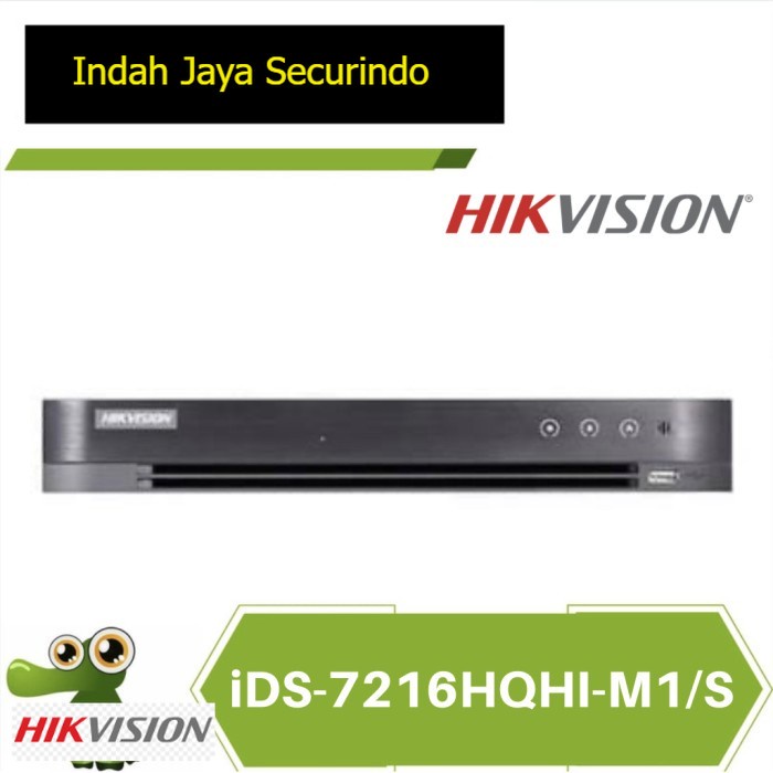 Jual 9.9 Shopee DVR HIKVISION 16CH iDS-7216HQHI-M1/S ACUSENSE SERIES 1 ...