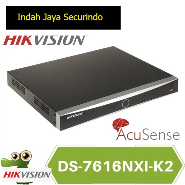 Jual 9.9 Shopee NVR HIKVISION 16CH DS 7616NXI K2 4K Acusense Series DS-7616NXI-K2 | Shopee Indonesia