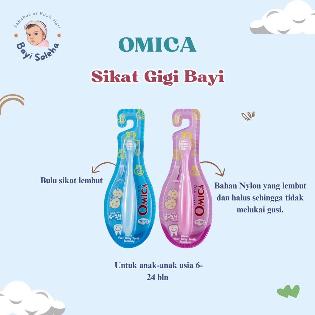 Jual [BS] Omica Tooth Brush Baby & Kids / Sikat Gigi Bayi Lembut 6 ...