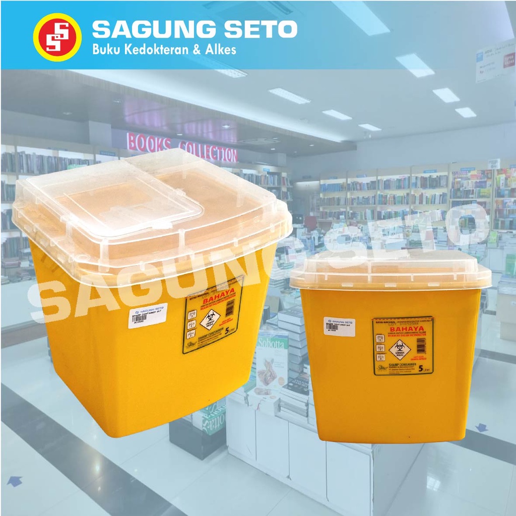 Jual SHARP CONTAINER 5 LITER UNTUK LIMBAH MEDIS | Shopee Indonesia