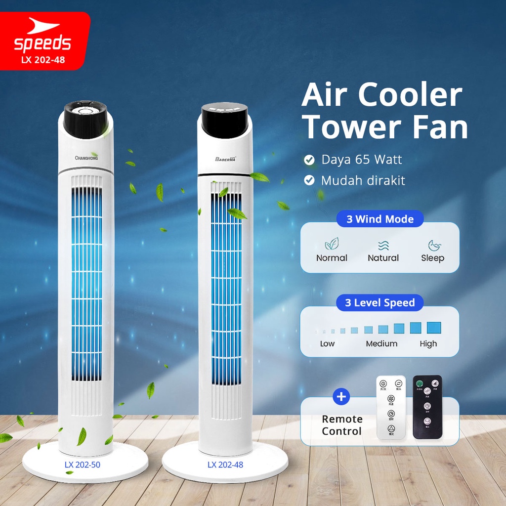 Jual SPEEDS Fan Tower Kipas Angin Lantai Kipas Blower Model Menara ...
