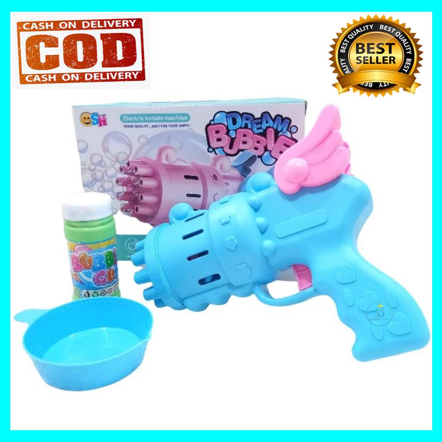 Jual Mainan Anak Bubble Dream Guns Angel Pistol Gelembung Sabun SH677 ...