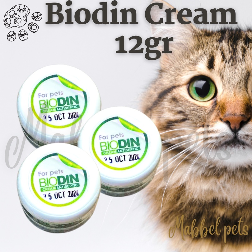 Jual Biodin Cream Antiseptic Obat Jamur Scabies Kucing Anjing Kelinci ...