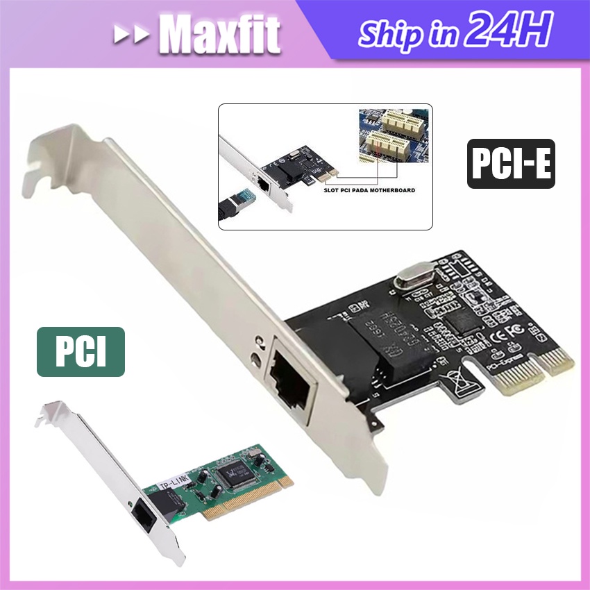 Jual PCI Express Lan Card 1Port PCI-E Gigabit Ethernet Lan Card Pci Lan ...