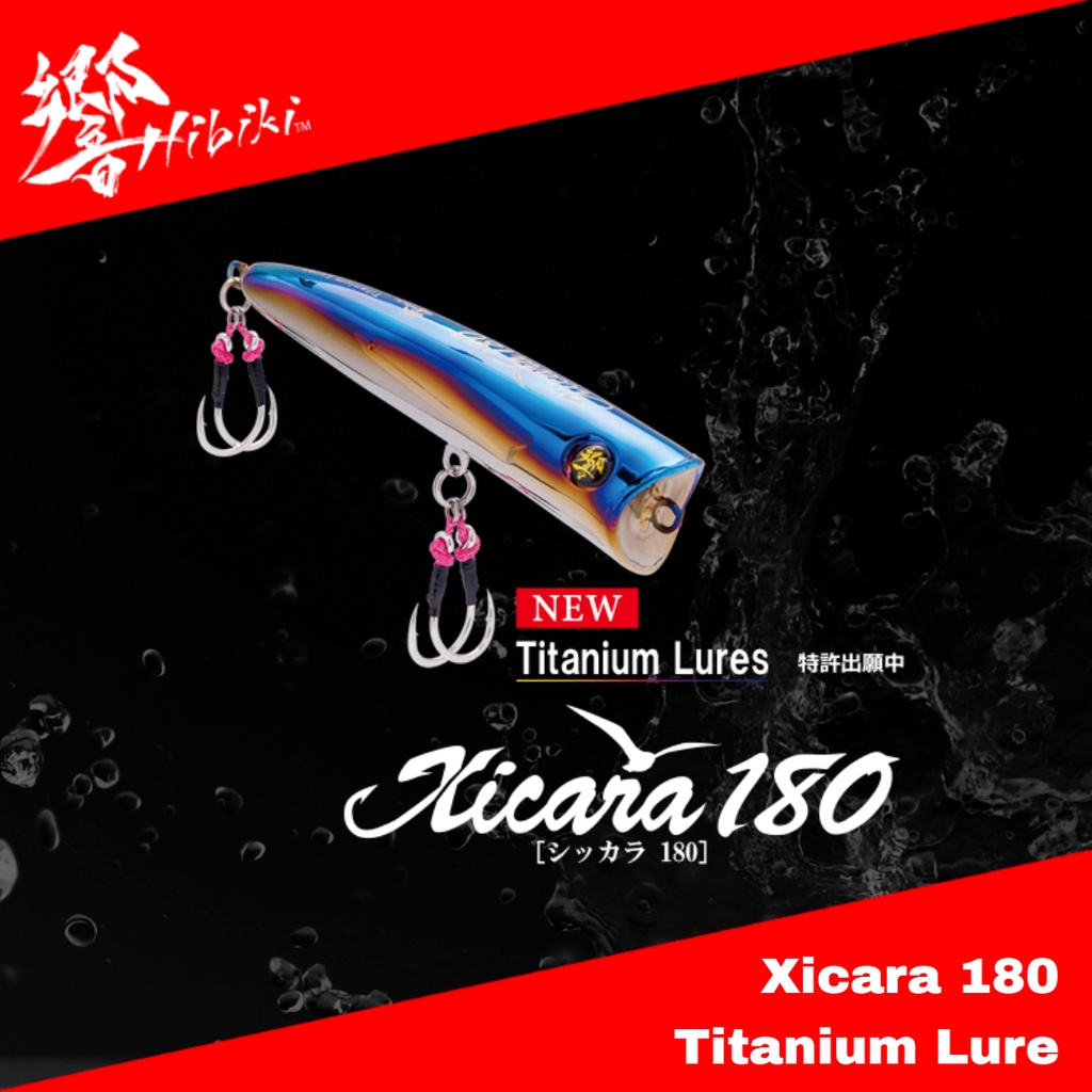 Jual Hibiki Xicara 180 Titanium Lure Floating Popper 90g 180mm | Shopee ...