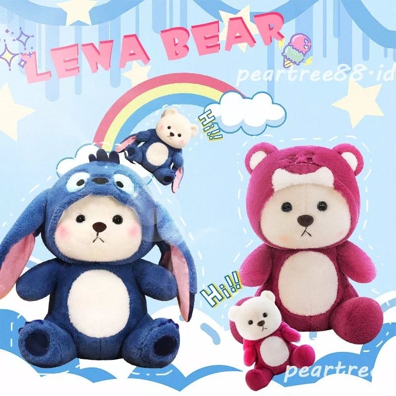 Jual 60cm Boneka teddy bear bear cosplay stich maenan anak mewah ...