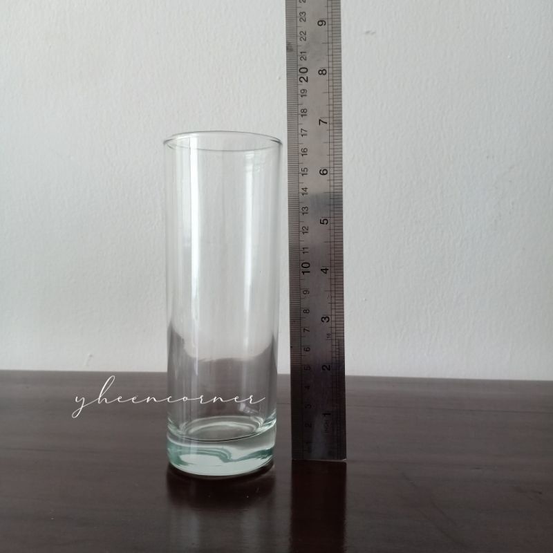 Jual Vas Bunga Kaca Bening Tinggi / Vas Bamboo Tabung / Vase Cylinder ...