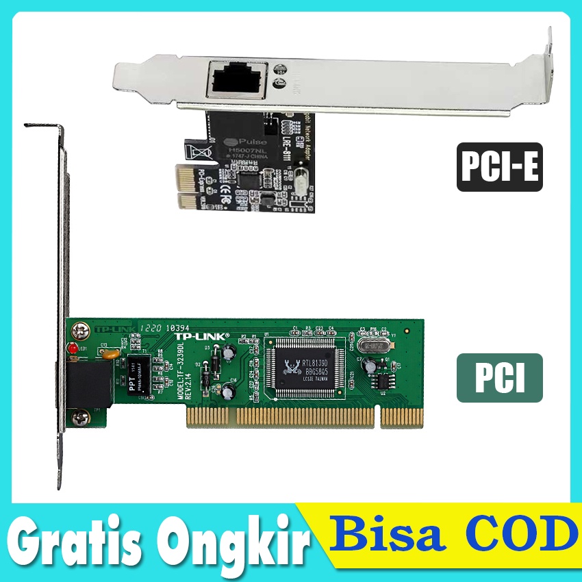 Jual Pci-E Gigabite Network Adapter / Pci Express Lan Card / Pci Lan Jaringan / Gigabit Ethernet ...