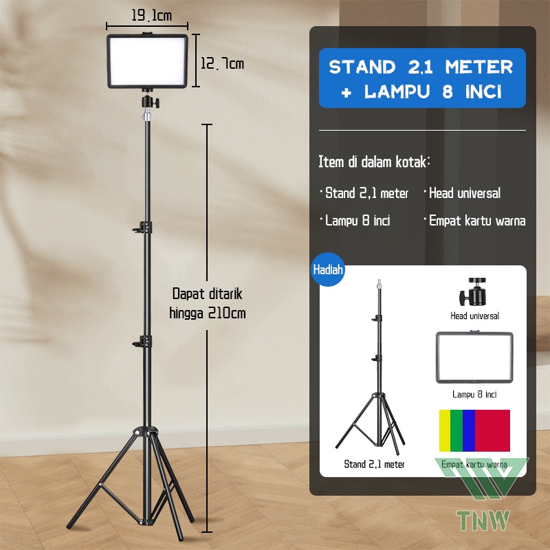 Jual TNW Lampu Fotografi Lampu LED Video Light Ringlight Lampu Foto ...