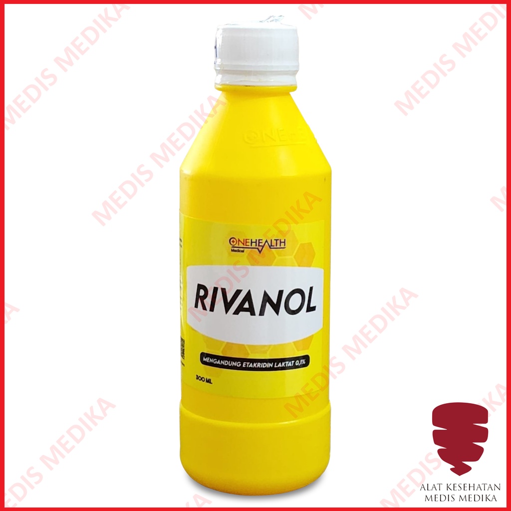 Jual Rivanol 300ml Antiseptik Cairan Pembersih Luka Botol P3K OneHealth ...