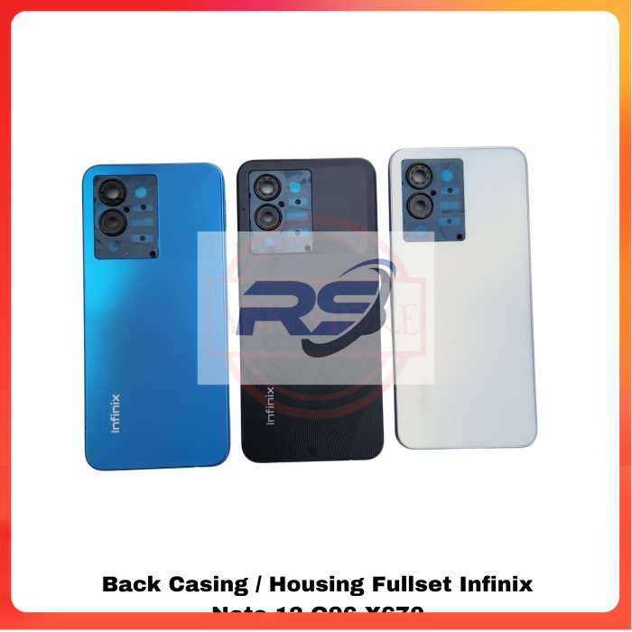 Jual BACK CASING KESING HOUSING BACKDOOR FULLSET INFINIX NOTE 12 G96 ...