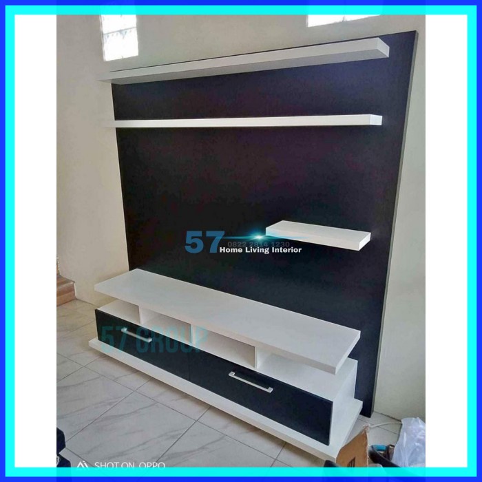 Jual Backdrop Tv Bahan Multiplek HPL Minimalis Free Desain dan Ukur ...