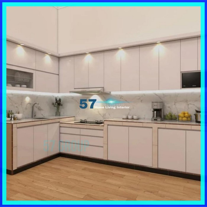 Jual Kitchen Set Minimalis Bahan Multiplek HPL Free Design Ukur Ter ...