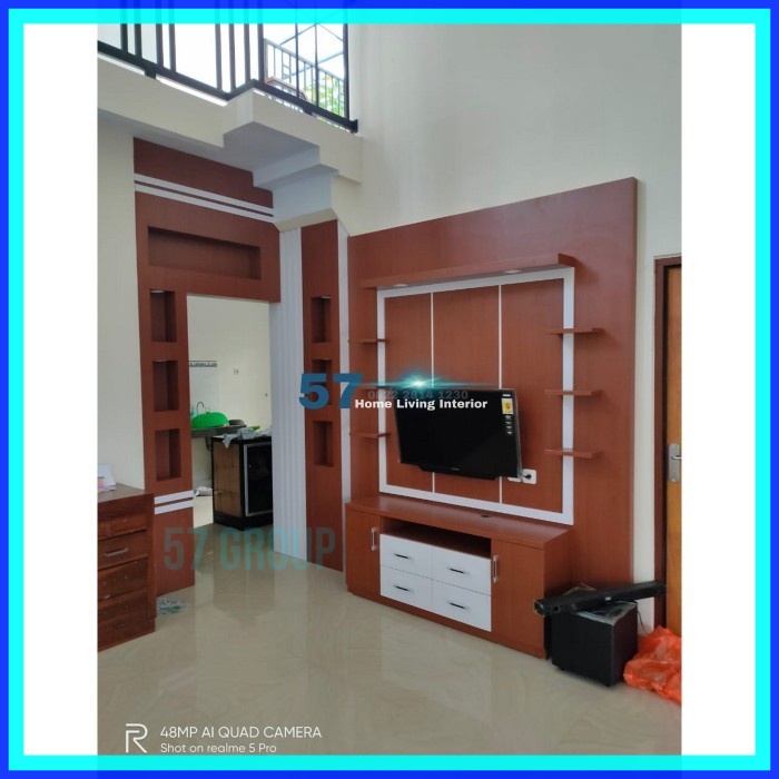 Jual Backdrop Meja Tv - Buffett Laci Minimalis Bahan Plywood HPL Fre ...
